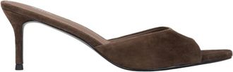 Estro & Luminara Femme, Chaussures, Brun, Taille: 38 EU Mules &agrave; talons en velours