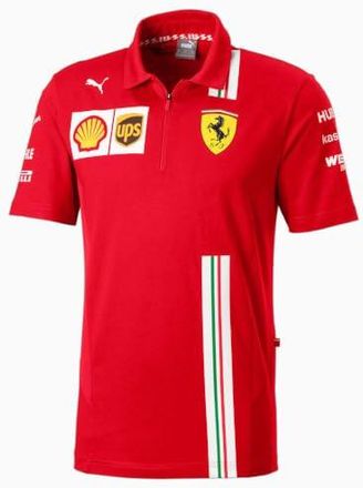 Puma SF Team Polo pour Homme, Homme, Polo, 763032-02, Rouge (Rosso Corsa), XXL