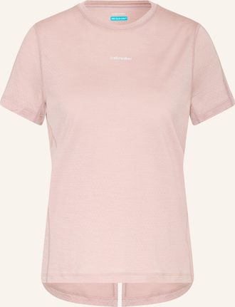 Icebreaker T-Shirt 125 Cool-Lite Speed Mit Merinowolle rosa