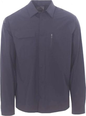 Herno Homme, Vestes, Bleu, Taille: M Chemise Boutonn&eacute;e avec Poche Zipp&eacute;e