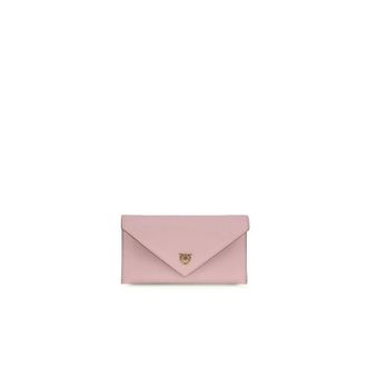 Pinko Pinko, Femme, Sacs, Rose, Taille: ONE Size Calf Leather Bos Taurus Shoulder Bag