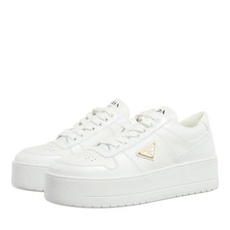 Prada Low-Top Sneaker - Downtown Bold Sneakers - Gr. 41 (EU) - in Wei&szlig; - f&uuml;r Damen