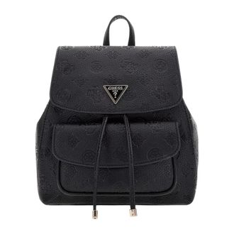 Guess Cresidia II SML Flap Backpack - - Bags - Damen - Schwarzk - ONE SIZE