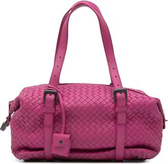 Bottega Veneta Hobo Bags - Nappa Intrecciato Montaigne Shoulder Bag - Gr. unisize - in Lila - für Damen