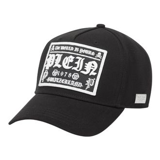 Philipp Plein Homme, Accessoires, Noir, Taille: ONE Size Baseball Cap Gothic