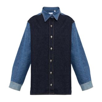 Off-white Femme, Blouses et Chemises, Bleu, Taille: 38 FR Chemise en jean