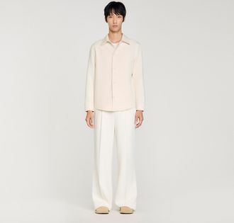 Sandro Chemise en jersey &agrave; manches longues