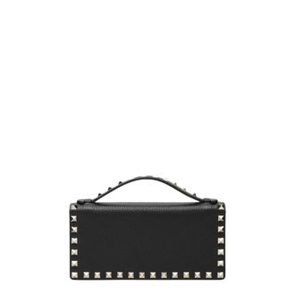 Valentino Garavani Geldb&ouml;rse mit Trageriemen - - Bags - Damen - Schwarzk - ONE SIZE
