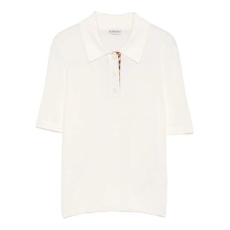 Burberry Polohemd - - Tops - Damen - Wei&szlig; - L