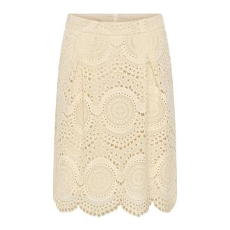 Cream Kurzer Rock - - Skirts - Damen - Beige - M
