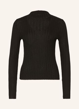 Riani Riani Pullover Mit Cut-Outs Und Glitzergarn schwarz