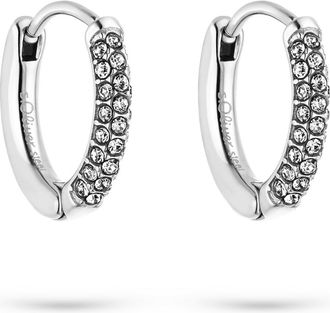 s.Oliver Ohrring - Elegante Creolen aus poliertem Edelstahl - silber - wasserfest & hautfreundlich