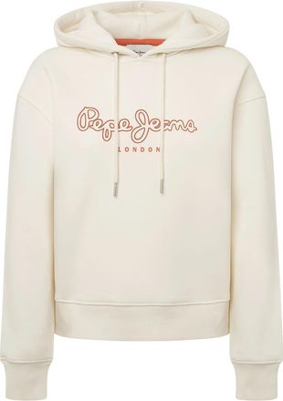 Pepe Jeans London Damen Frida Hoodie Sweatshirt, Wei&szlig; (Mousse White), 32