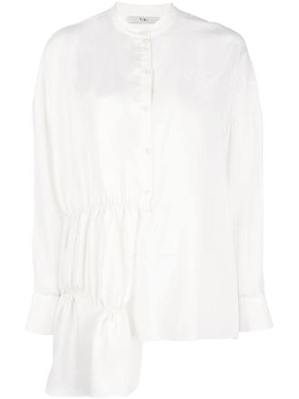 Tibi tunique &agrave; design patchwork - Blanc