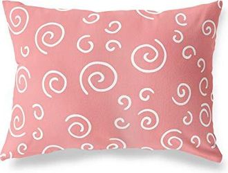 Bonamaison Le Jardin du Lin Kissen Zierkissenbezug Zufälliges Muster Kissenbezug, Weich Bequem, Für Zuhause Autos Büro Sofa Wohnzimmer Couch Schlafzimmer Dekor, 