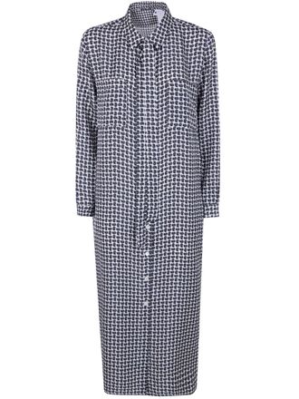 Laura Urbinati Belt Long Sleeves Shirt Dress