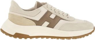 Hogan Low-Top Sneaker - Hyperlight Sneakers In Leather And Suede - Gr. 11 - in Beige - f&uuml;r Damen