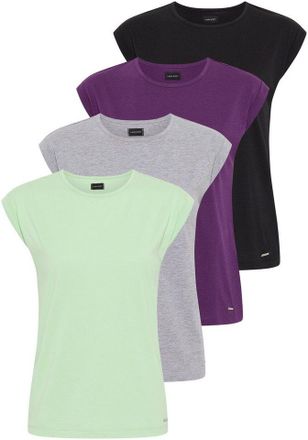 Laura Scott T-Shirt (4-er Pack) in modernen Farben