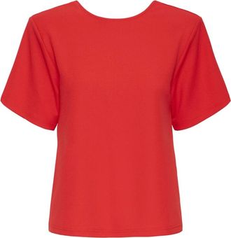 Ichi Ichi, Femme, Tops, Rouge, Taille: 42 FR T-Chemises