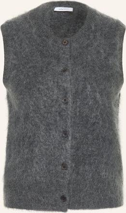 Darling Harbour Darling Harbour Strickweste Aus Cashmere grau
