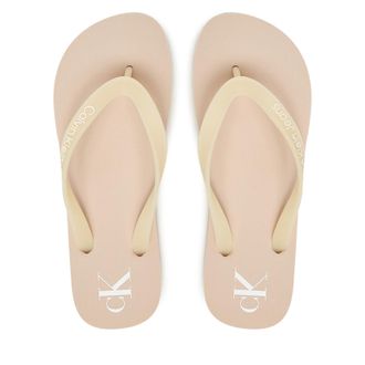 Calvin Klein Jeans Zehentrenner Calvin Klein Jeans Beach Sandal Transparent Tpu YW0YW01829 Rosa