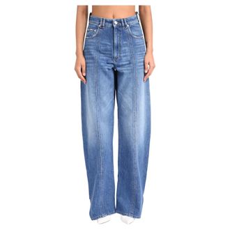 Sportmax Femme, Jeans, Bleu, Taille: W27 Gastone Wide Jeans