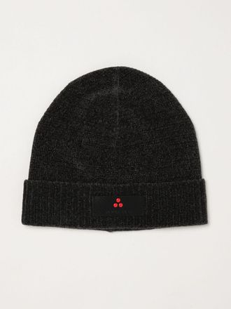 Peuterey Bonnet beanie en tissu technique avec revers et application logo