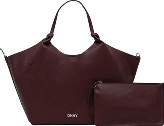 DKNY Paula Extra Large Commuter Tote - - Bags - Damen - Rot - ONE SIZE