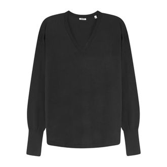 Aspesi Femme, Pulls, Noir, Taille: 42 FR Pull col V Mod. 3259