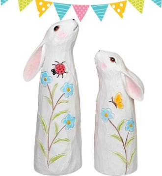 Generico Osterhasenfigur, Dekoration aus Harz, Figuren f&uuml;r den Garten, f&uuml;r, Schlafzimmer, Arbeitszimmer, Garten, Hof, Nachttisch