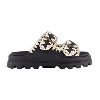 Mou Femme, Chaussures, Noir, Taille: 39 EU Sandale Eva &agrave; deux boucles