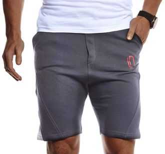 LEIF NELSON Herren Jogging Shorts Kurze Trainingshose Sporthose Slim Fit M&auml;nner Kurze Fitnesshose Jogginghose Fitness-Short f&uuml;r Training Sport Bodybuilding LN8329