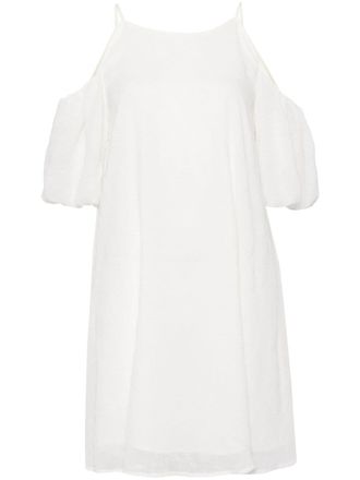 Tout à Coup robe évasée à épaules dénudées - Tons neutres