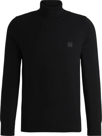 Boss Orange by Hugo Boss Herren, Strickwaren, Schwarzk, MGröße