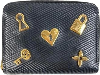 Louis Vuitton Porte-monnaie Epi Pre-owned - Femme - Pre-owned - Noir - Taille: ONE Size