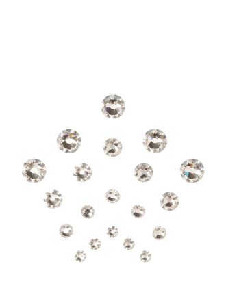 Jennifer Behr lot daimants à cheveux Kira - Blanc