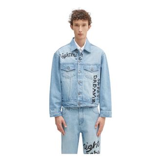Sky High Farm SKY High Farm - Sweet Dreams Denim Jacket - Homme - Vestes - Bleu - Taille: M