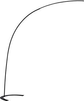 Trio Leuchten Bogenleuchte Shanghai 427511802, Metall Schwarz matt, inkl. 18 Watt LED, Fußdimmer