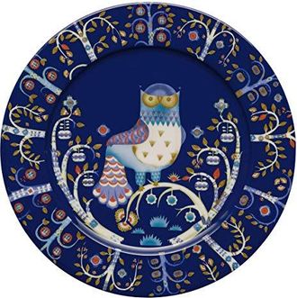iittala 1012438 Taika flacher Teller 30 cm, blau, Porzellan