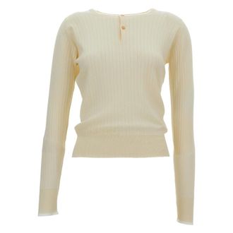 Wales Bonner Wales Bonner, Damen, Strickwaren, Beige, XSGr&ouml;&szlig;e