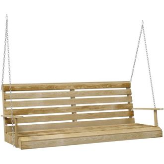 vidaXL Balancelle Bois de pin impr&eacute;gn&eacute; 155x65x60 cm Vidaxl