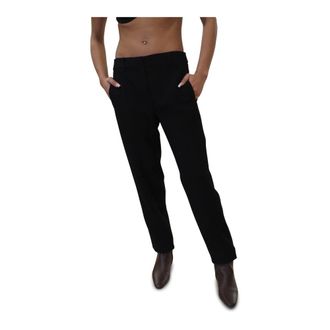 Alessia Santi Klassische schwarze Damenhose - - Trousers - Damen - Schwarzk - XS