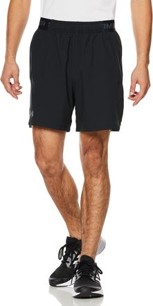 Under Armour Herren Vanish - Gewebte Sweatshorts, Black/Pitch Grey, M