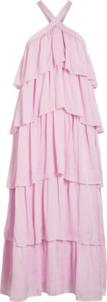Vila Vifiluka H/N S/L Ankle Dress/Dc/R/BFS