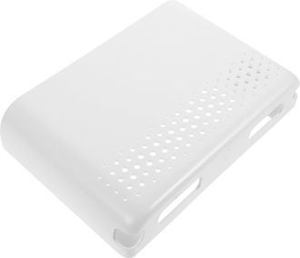 Angoily Router Aufbewahrungsbox Wandhalterung Klein aus Kunststoff mit Kabelf&uuml;hrendem Wandregal f&uuml;r WLAN Router und Modem Bohrfreie Montage Platzsparend f&uuml;r W