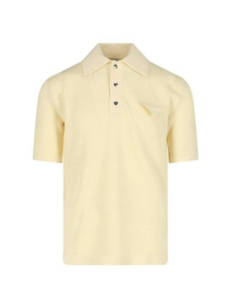 Bottega Veneta Linen Polo Shirt