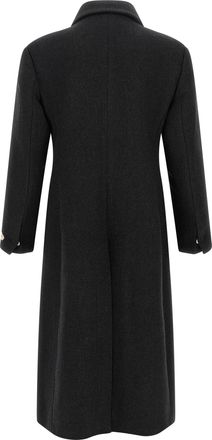 Jacquemus Virgin Wool Double-Breasted Coat - Gray