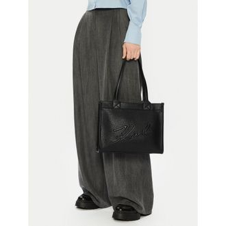 Karl Lagerfeld Handtasche KARL LAGERFELD A1W30042 Schwarz