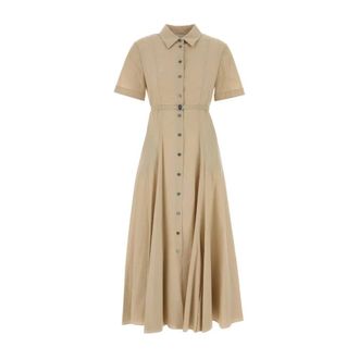 Tory Burch Baumwoll-Hemdblusenkleid - - Dresses - Damen - Beige - XS