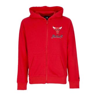New Era Chicago Bulls Zip Hoodie Rot - - Sweatshirts & Hoodies - Herren - Rot - S